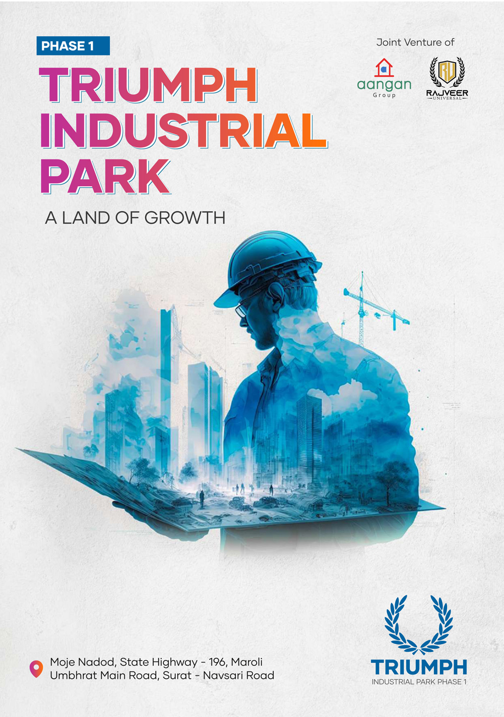 Triumph Industrial Park - > Maroli Umbhrat Main Road, Surat - Navsari Road
